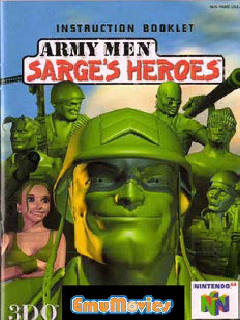 Army - Men - Sarge-S - Heroes - 1999 - 3DO Game Manual | PDF