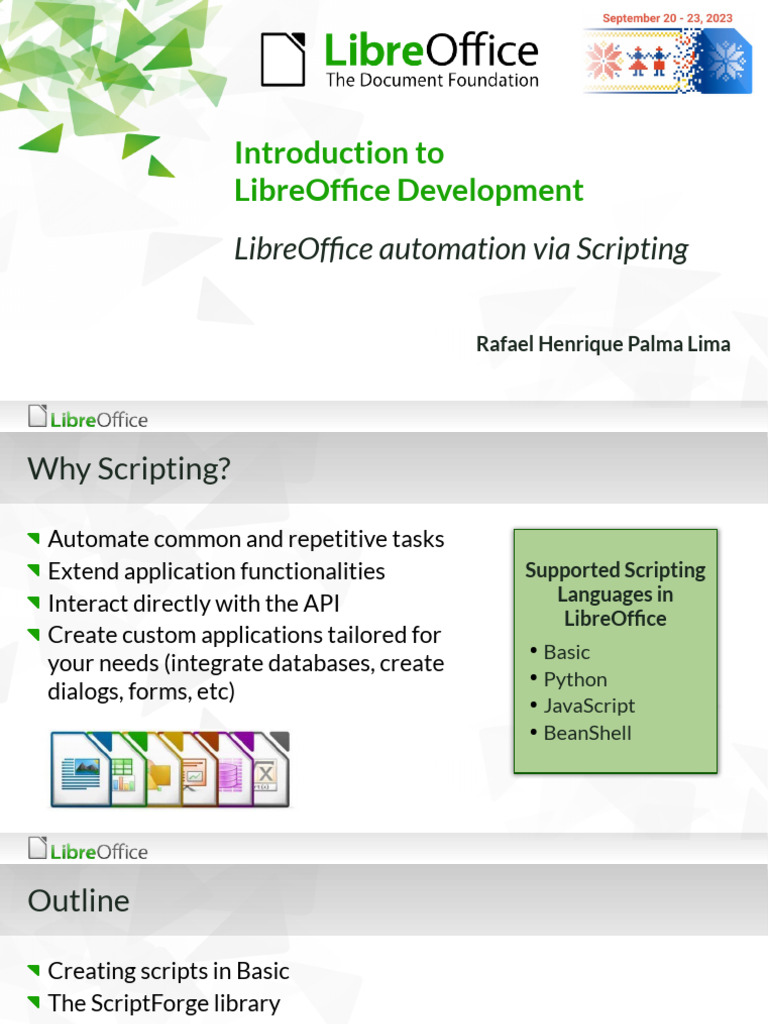 LibreOffice Python Scripting Guide | PDF | Scripting Language | Python ...