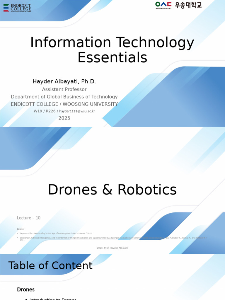 Drones and Robotics Essentials Guide | PDF | Unmanned Aerial Vehicle ...