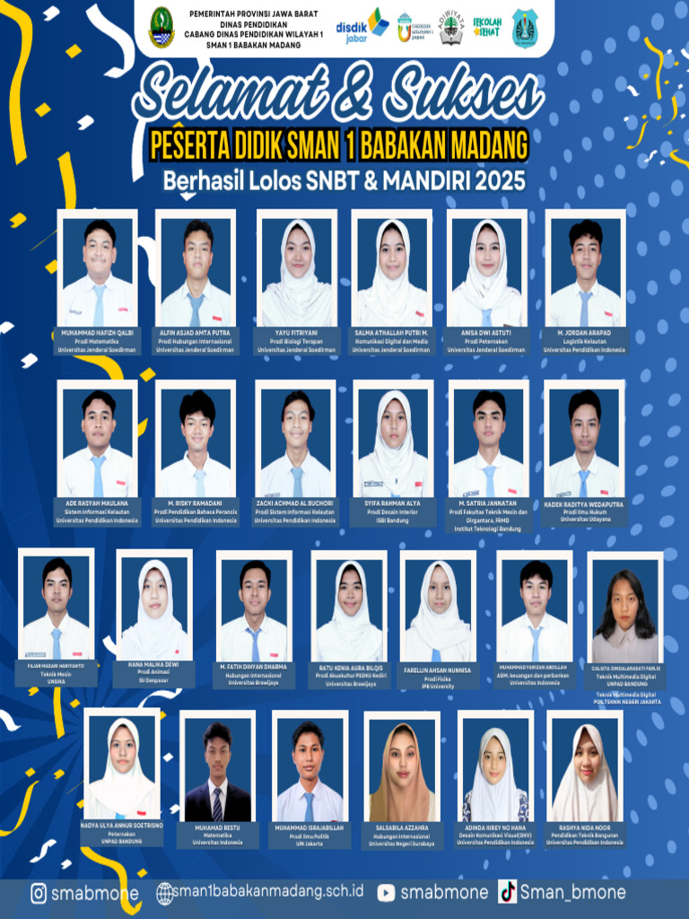 Ucapan SNBP Dan Beasiswa | PDF