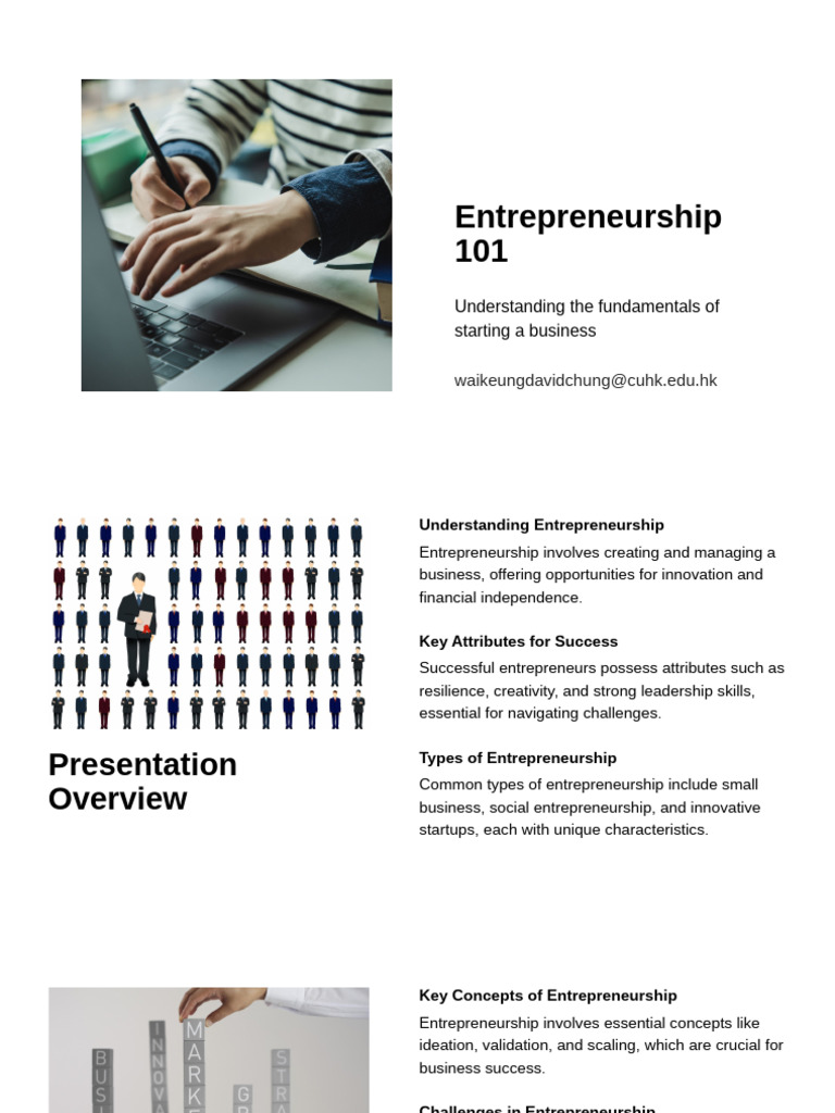 Entrepreneurship Fundamentals Guide | PDF | Entrepreneurship | Social ...