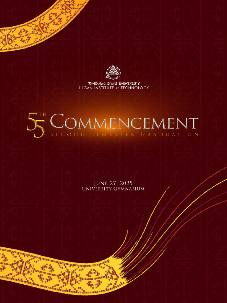 55th Commencement Souvenir Program Compressed | PDF