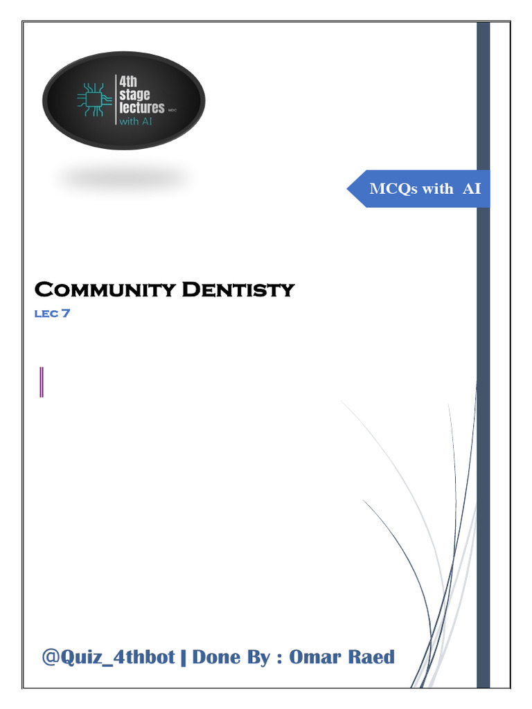 CPITN Index in Periodontal Assessment | PDF | Periodontology | Mouth