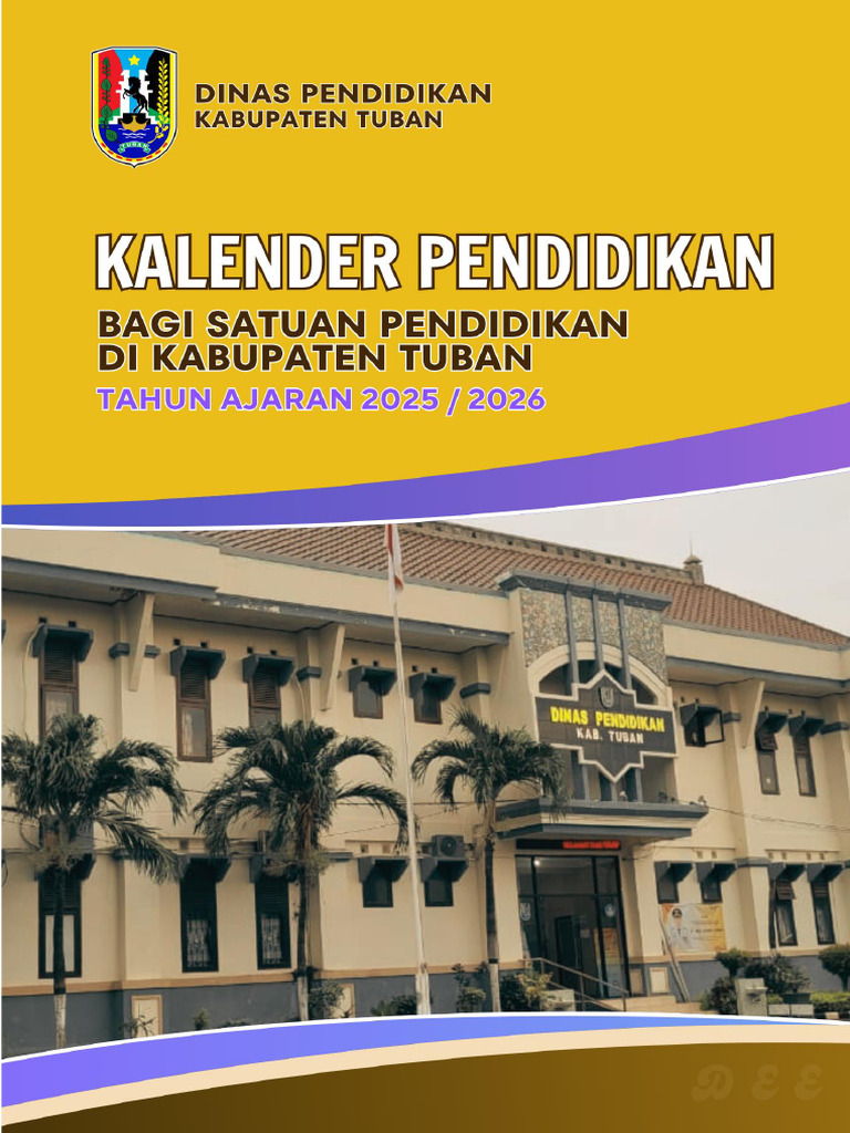 Kalender Pendidikan Tuban 2025/2026 | PDF