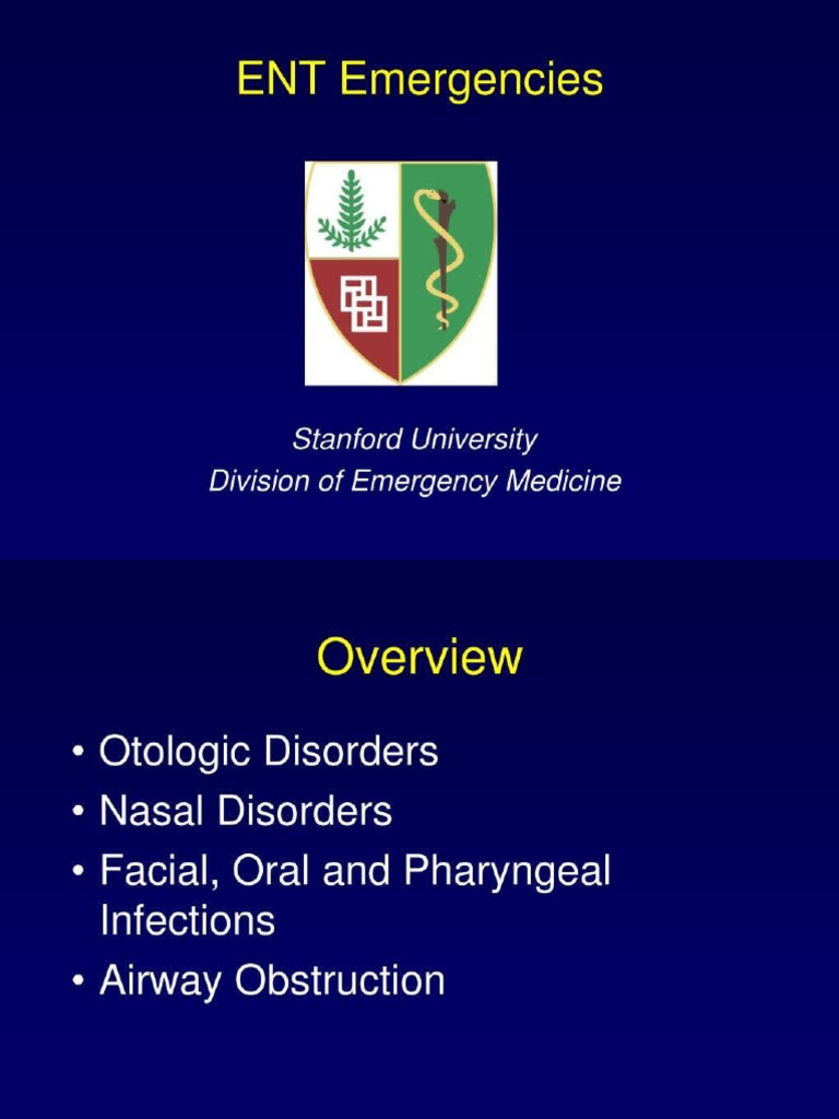 ENT Emergency | PDF