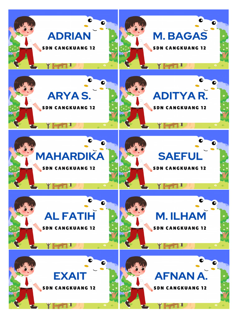 Name Tag SD | PDF