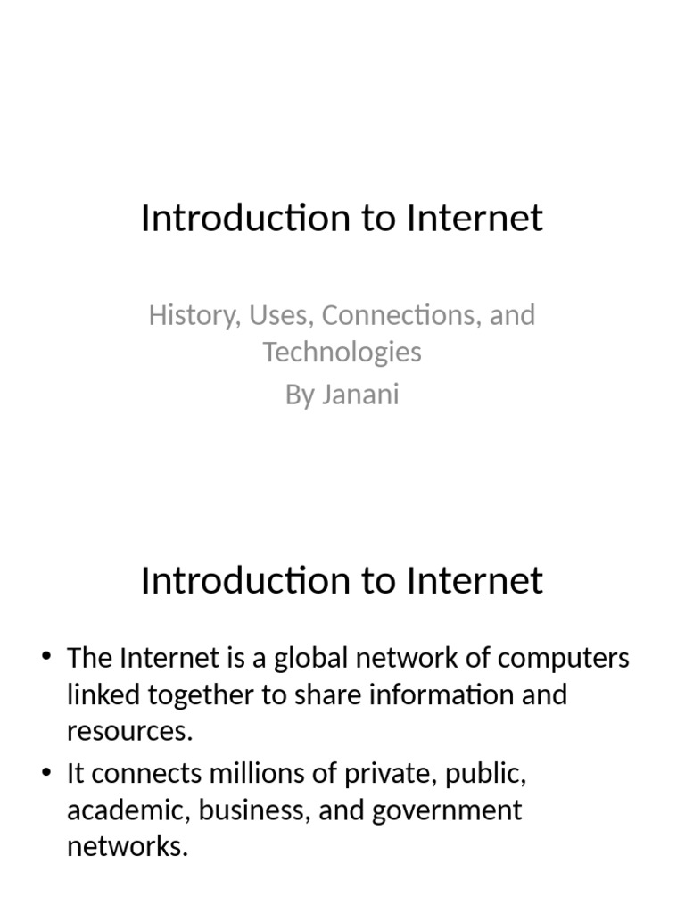 Overview of Internet Basics | PDF | World Wide Web | Internet & Web