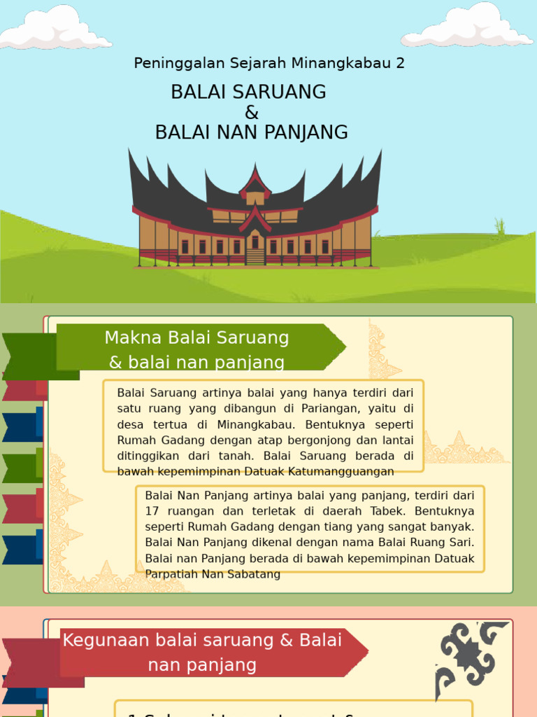 Perbandingan Balai Saruang dan Nan Panjang | PDF
