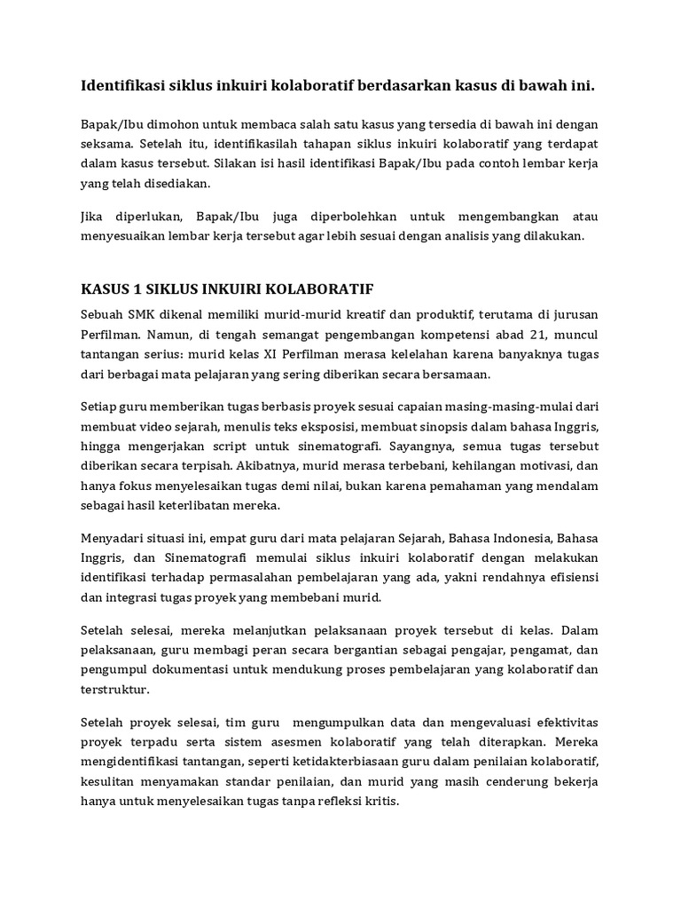 Strategi Refleksi Kolaboratif Murid Pdf