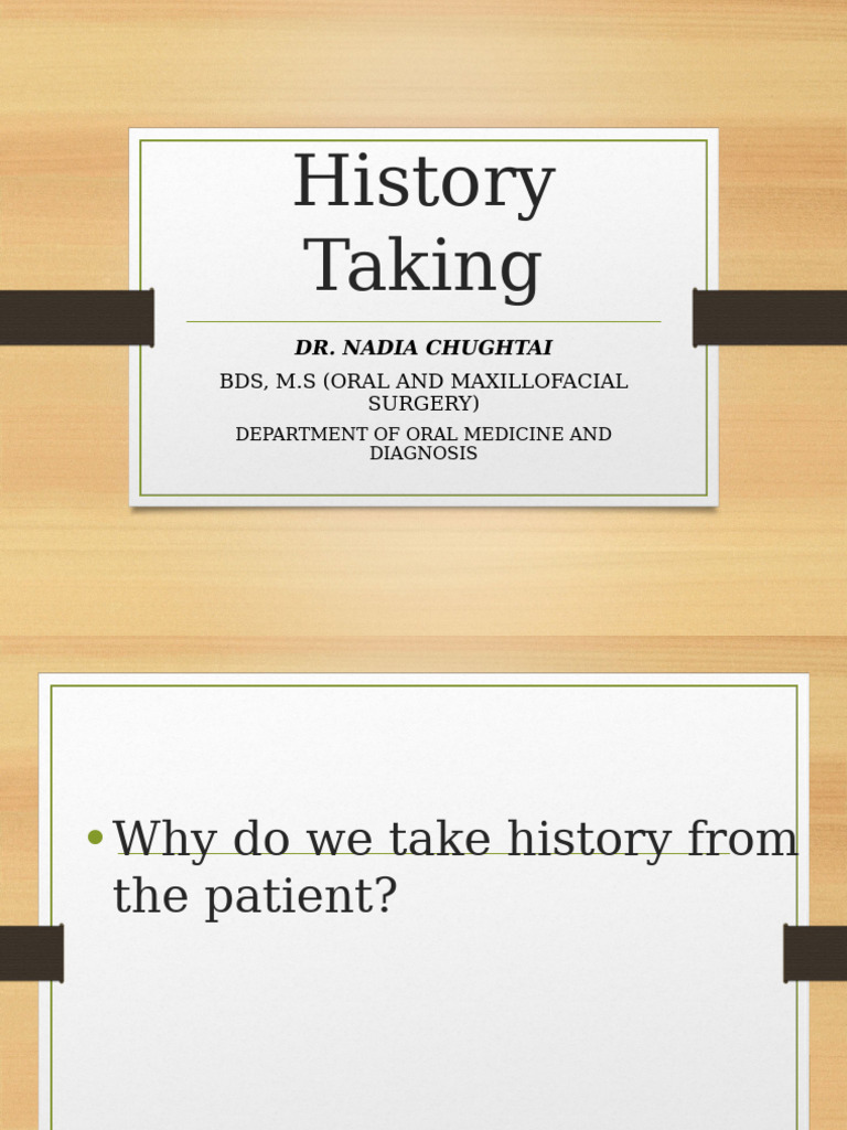 Effective Patient History Taking Guide | PDF | Pain | Cough