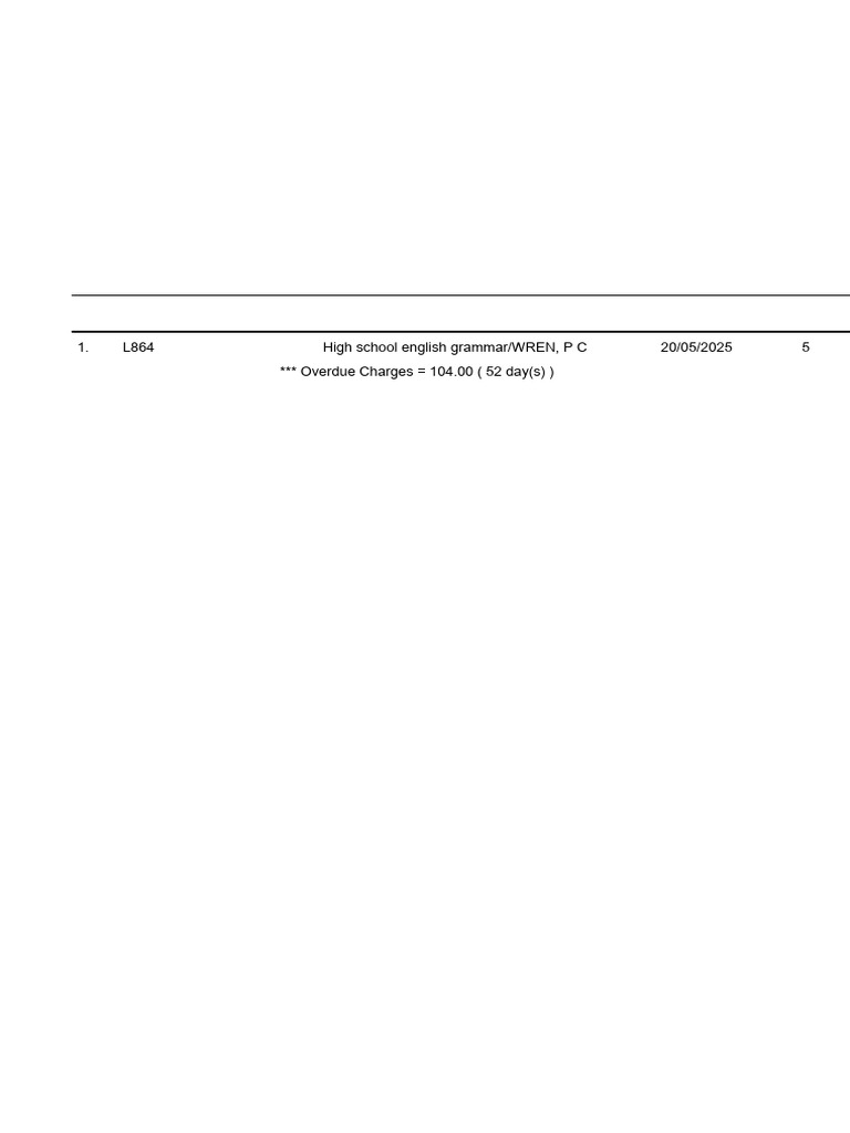 Library Overdue Book Notifications | PDF
