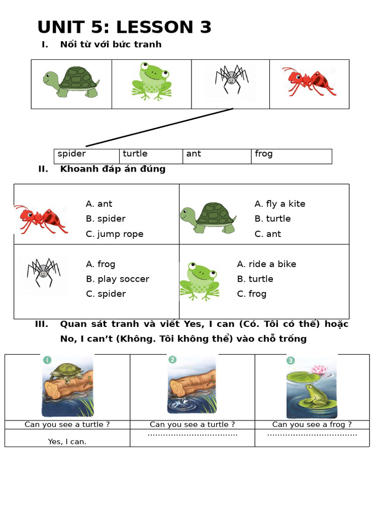 Up1 Unit 5 Lesson 4 | PDF