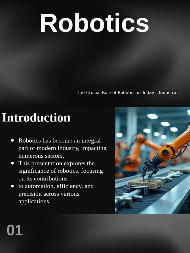 Importance of Robotics | PDF | Robotics | Automation