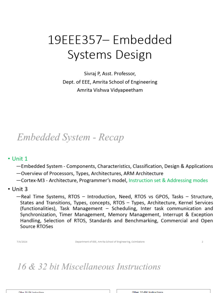 Embedded Systems Design Overview | PDF | Embedded System | Central ...