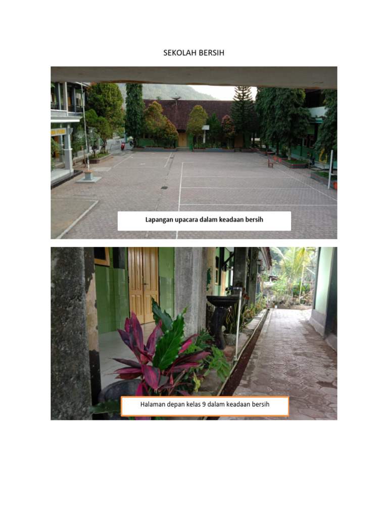 9.terpeliharanya Kebersihan Sanitasi Drainase SMP N 3 | PDF