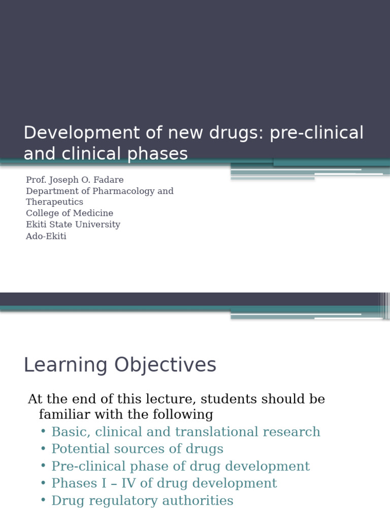 Drug Development: Phases & Research Insights | PDF | Clinical Trial ...