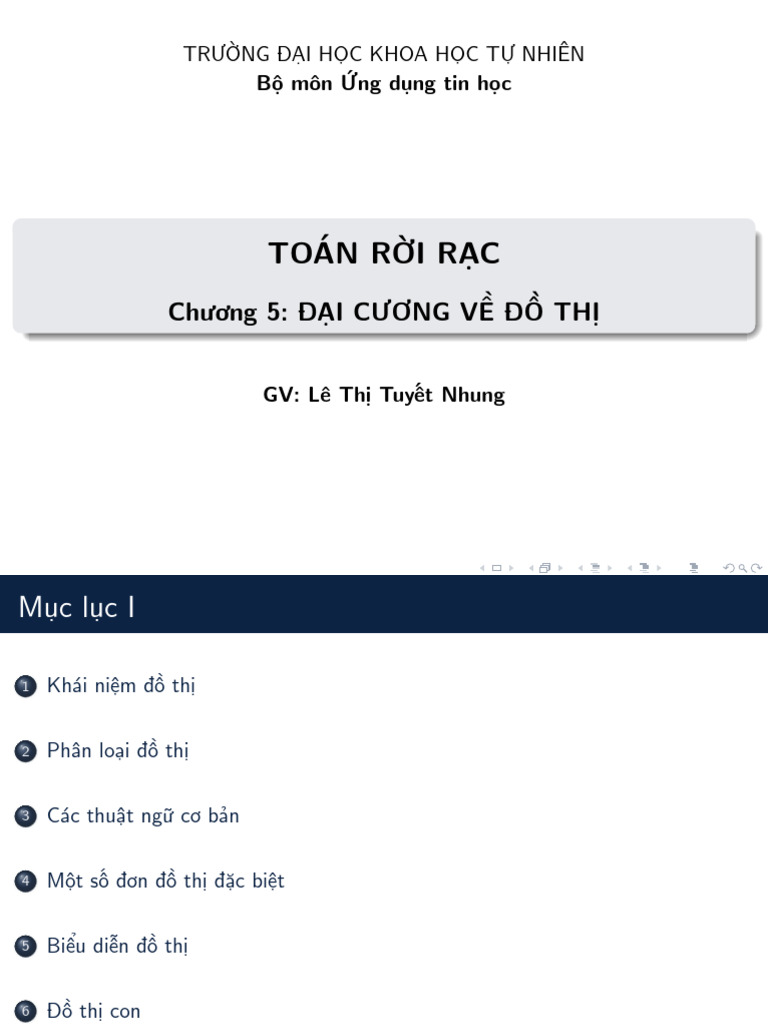Lec8 Daicuongdothi | PDF