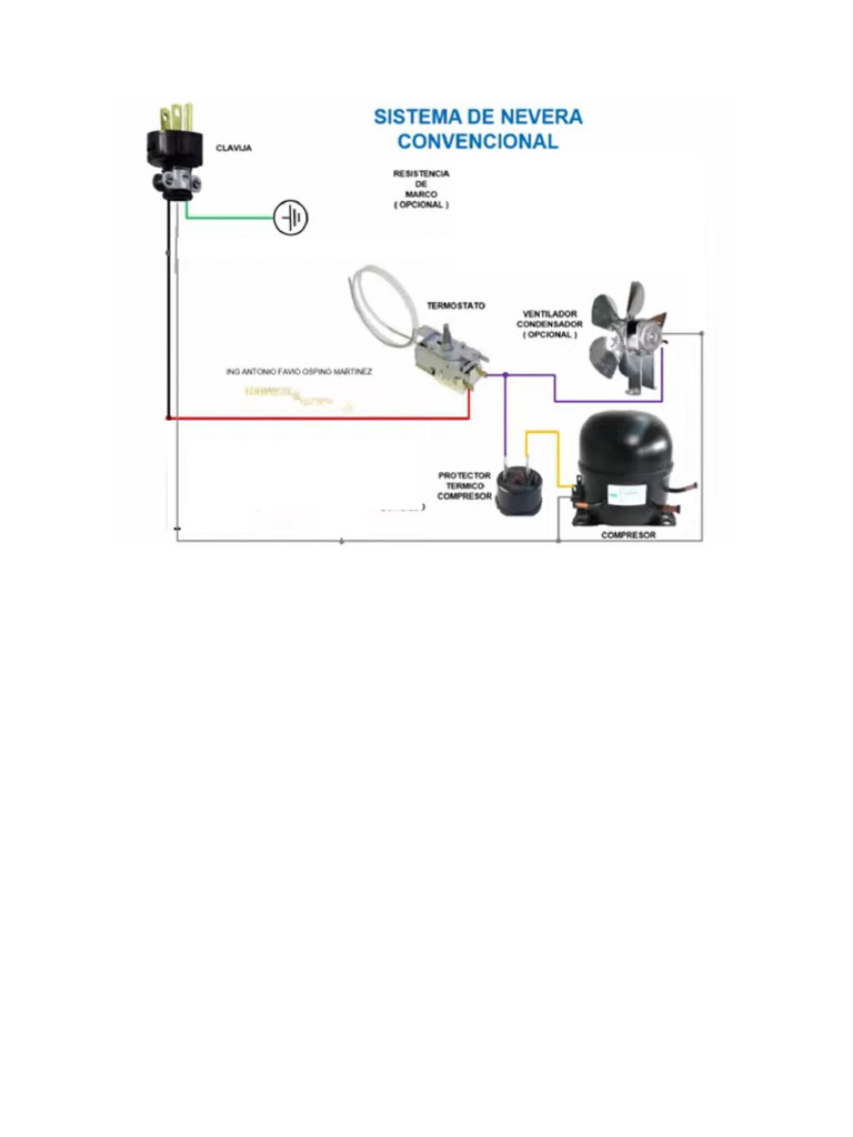 Diagrama de Conexion Refri | PDF