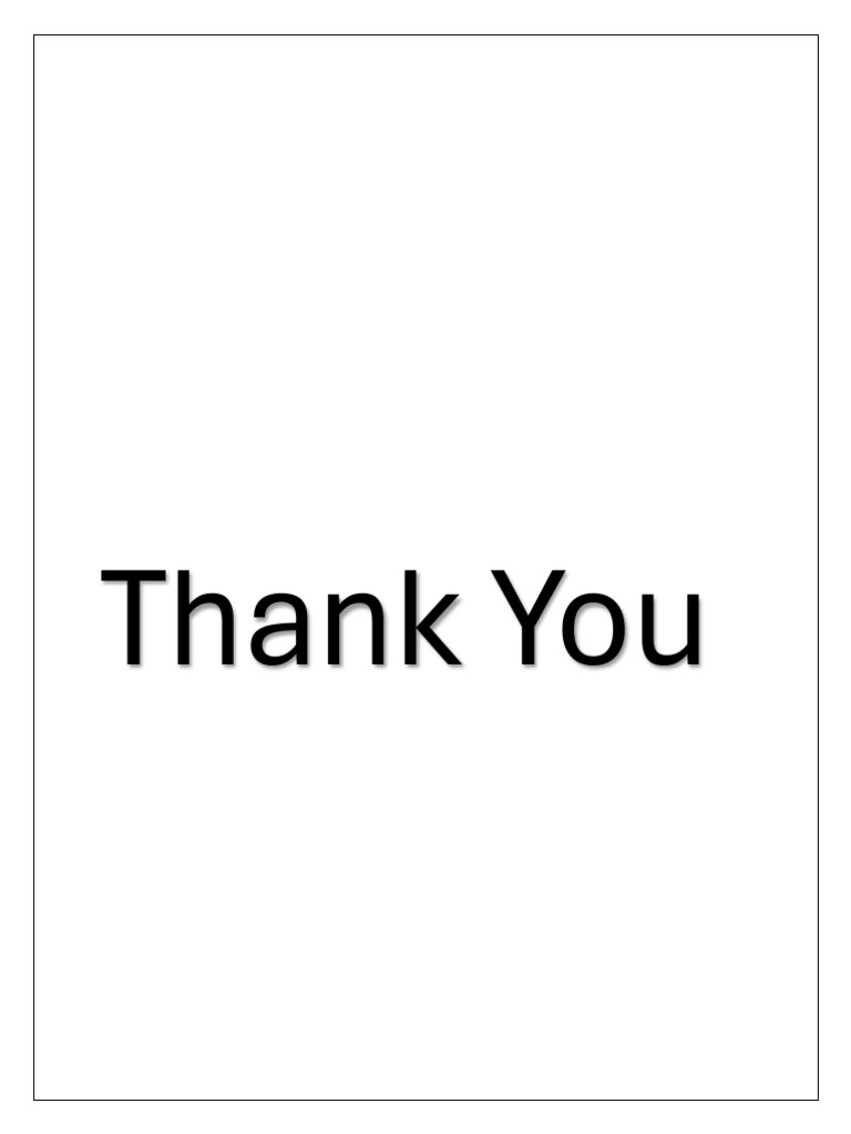 Thank You | PDF