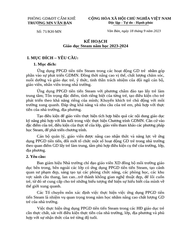 KH NG D NG Steam 23-24 | PDF