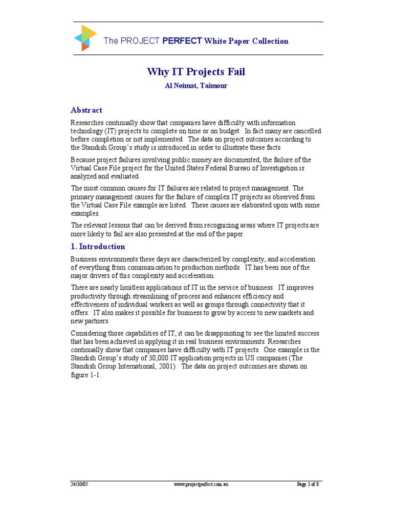 Info It Projects Fail | PDF | Business
