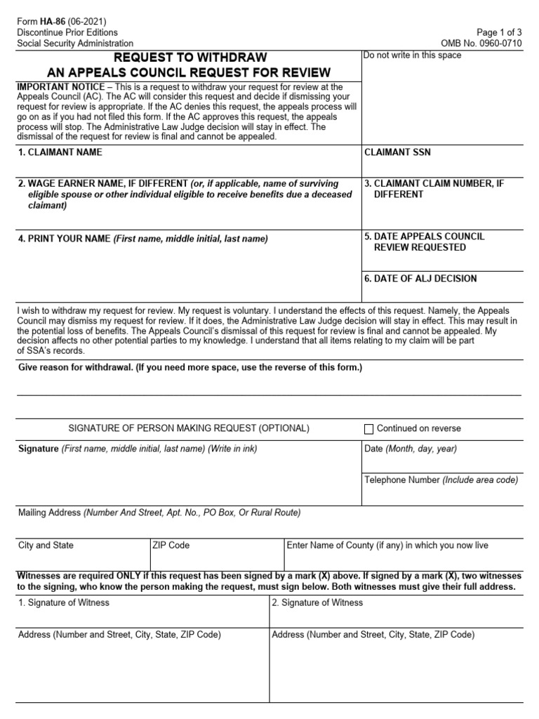 Ha 86 | PDF | Administrative Law Judge | United States Law