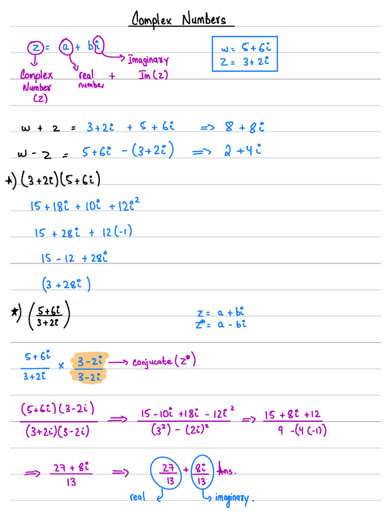 Complex Numbers | PDF