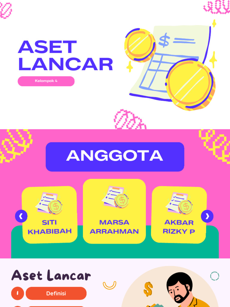 Definisi dan Karakteristik Aset Lancar | PDF