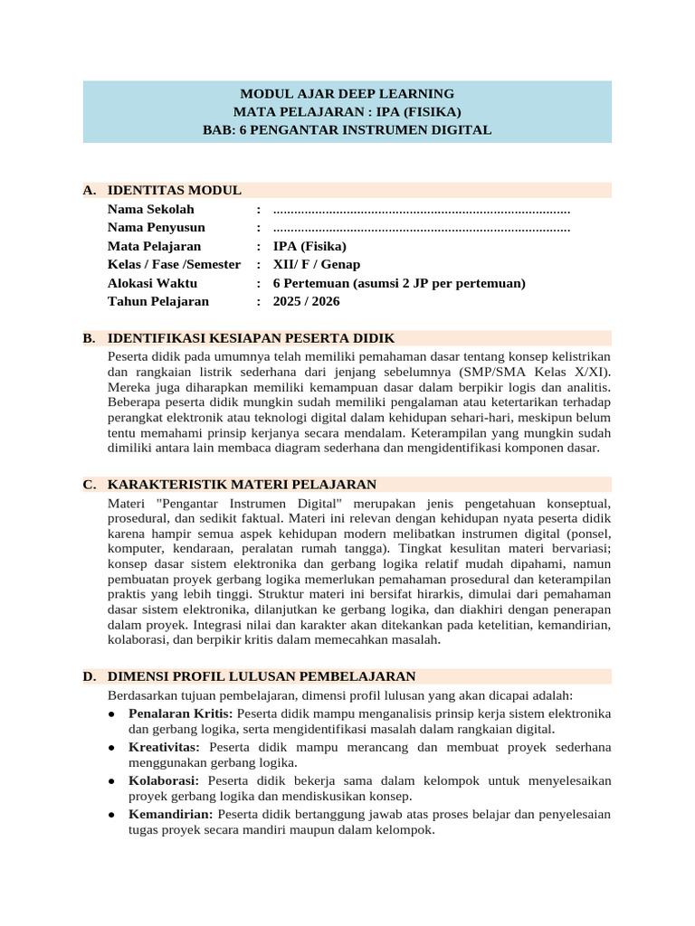 Pengantar Instrumen Digital Fisika | PDF