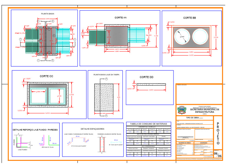 Pranchas 06 de 06 Drenagem | PDF | Engenharia Civil