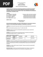 BAC Resolution for Small Value Procurement | PDF | Procurement | Government