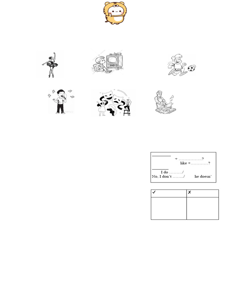 My World Unit 1 Activities | PDF