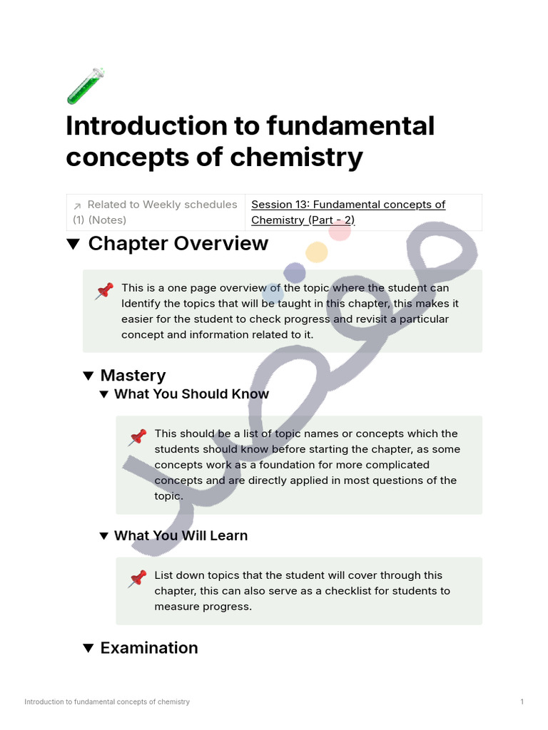 Introduction to Chemistry Concepts | PDF | Mole (Unit) | Molecules