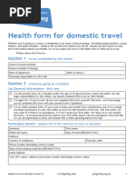 Medical Declaration Form | PDF | Health Care