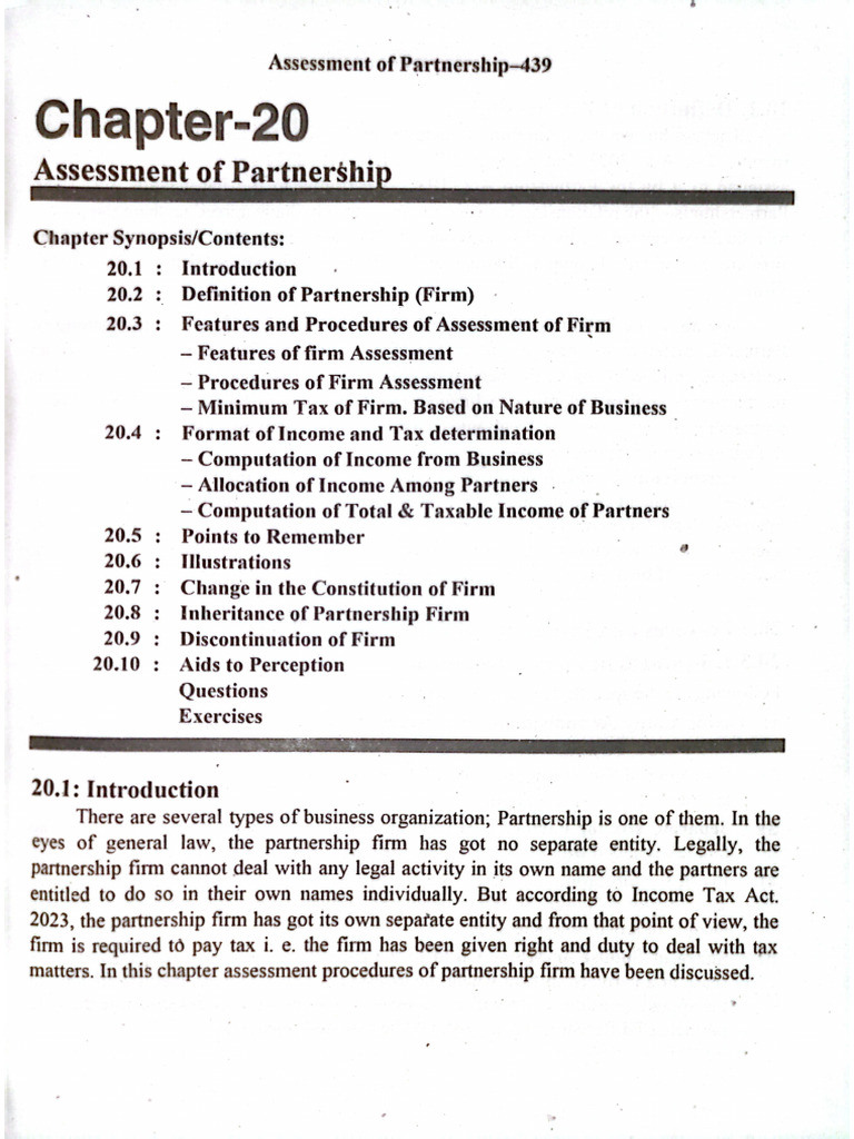 Partnership Assessment | PDF