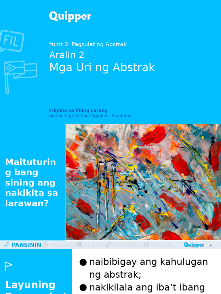 FPL 11 12 Q1 0302 Mga Uri NG Abstrak | PDF