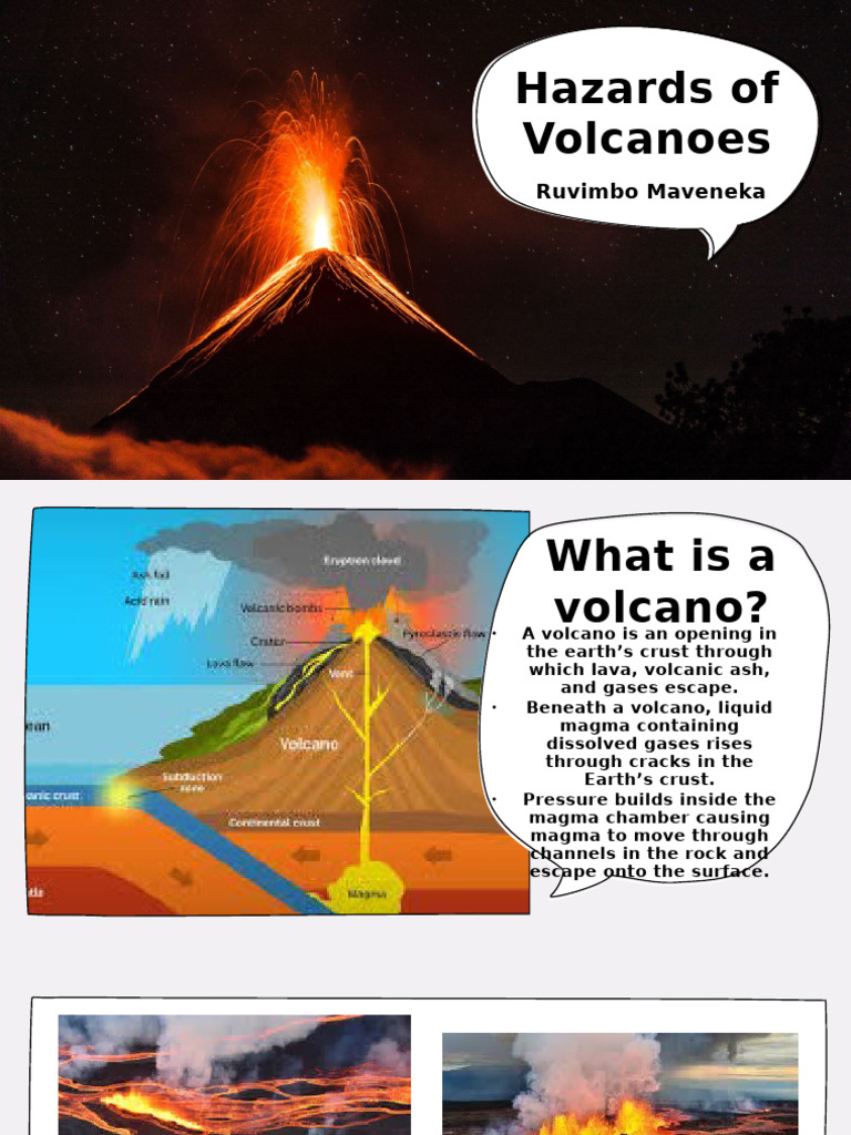 Hazards of Volcanoes | PDF | Volcano | Volcanic Ash