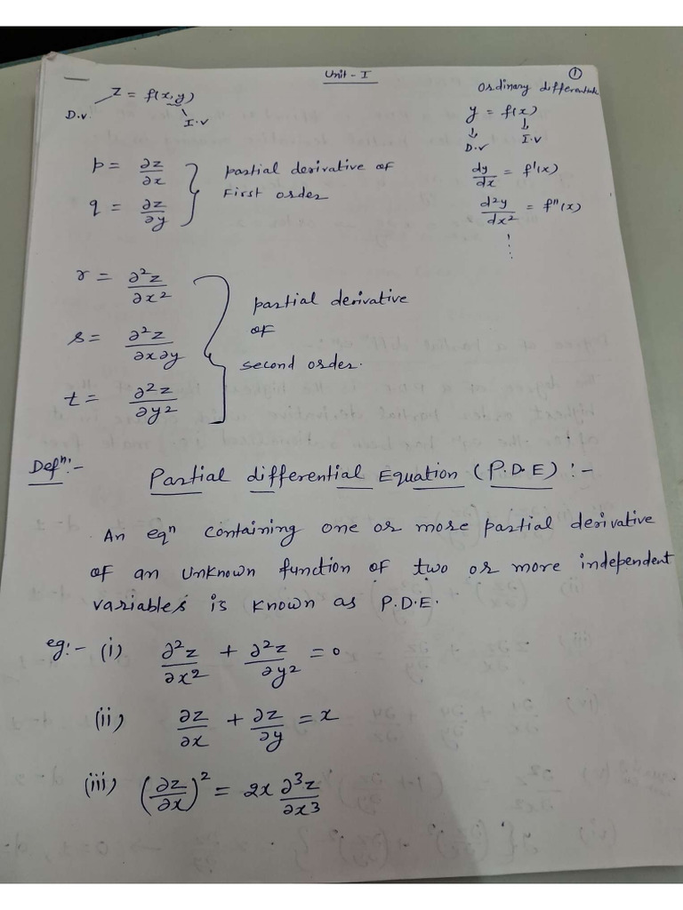 Maths Unit 1 Part 1 | PDF
