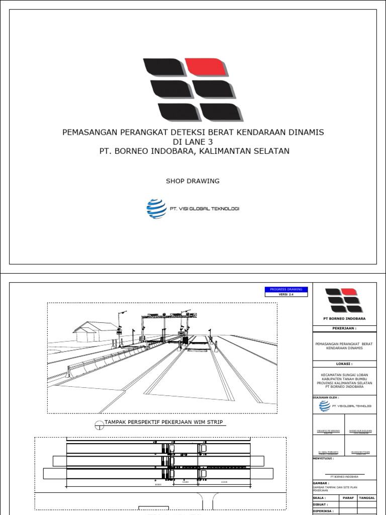 Shop Drawing For Pavement BIB Lane 3 v2.4 | PDF
