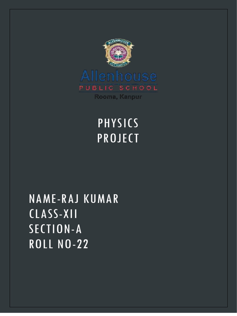 Main Cs Project | PDF | Science Education