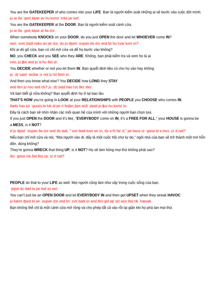 You Are The Gatekeeper | PDF