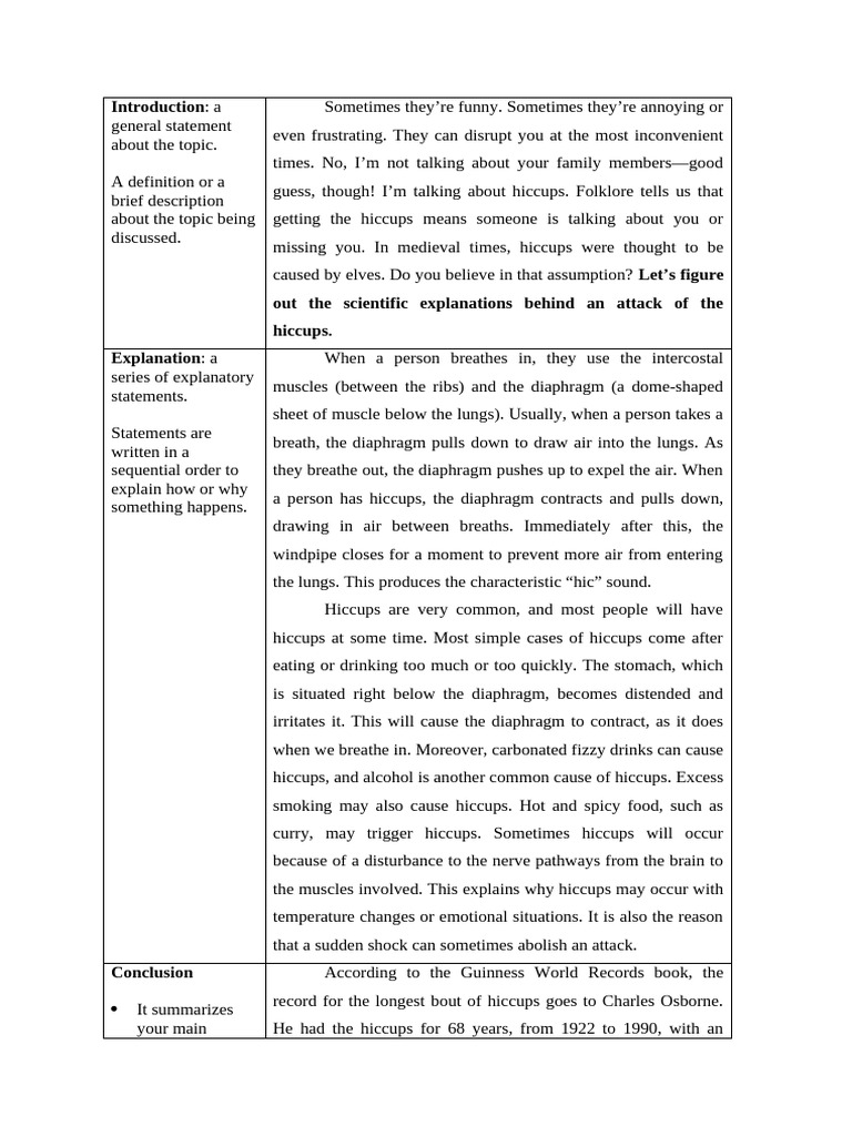 Draft Contoh Explanation Text | PDF