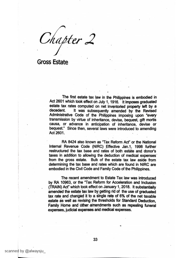 Chapter 2 - Gross Estate | PDF