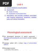 KLPA and GFTA | PDF | Speech | Consonant