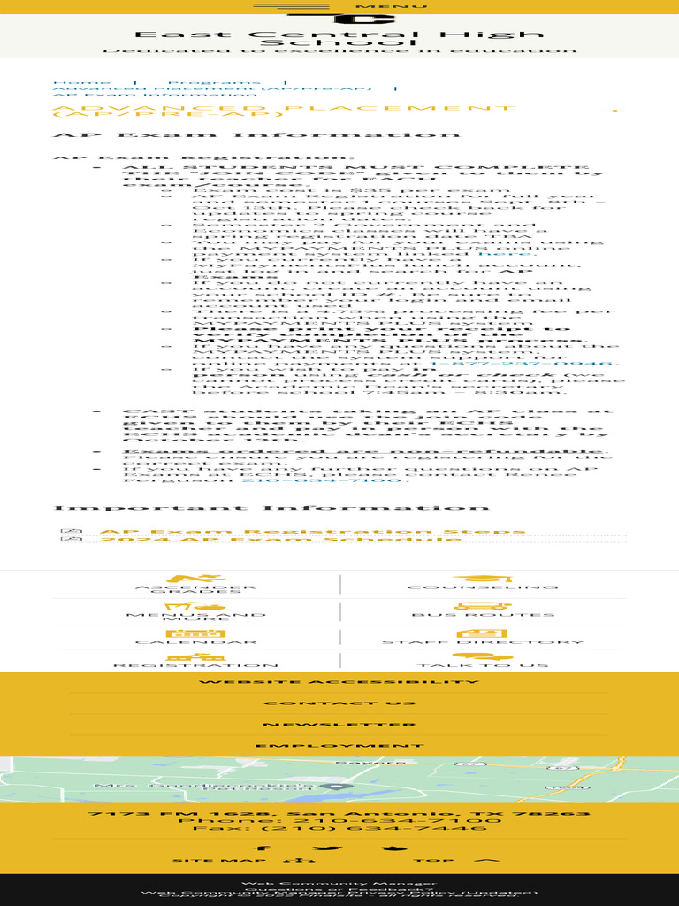 AP Exam Registration Details 2024 | PDF | Advanced Placement