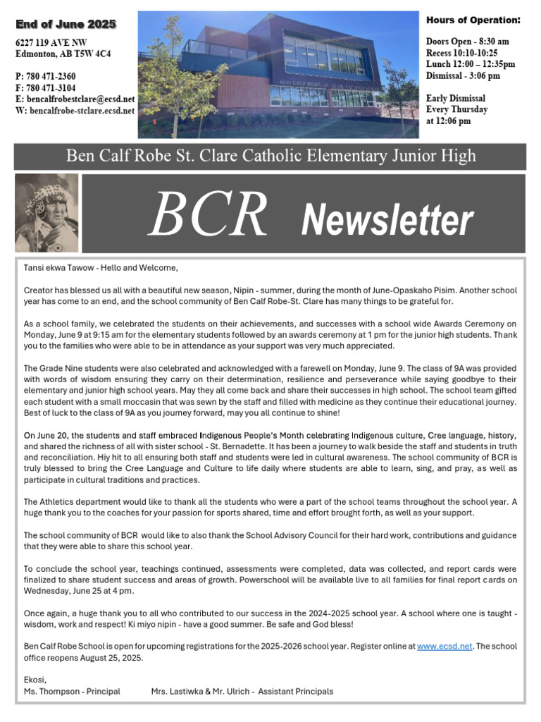 End of Year Newsletter 2025 | PDF