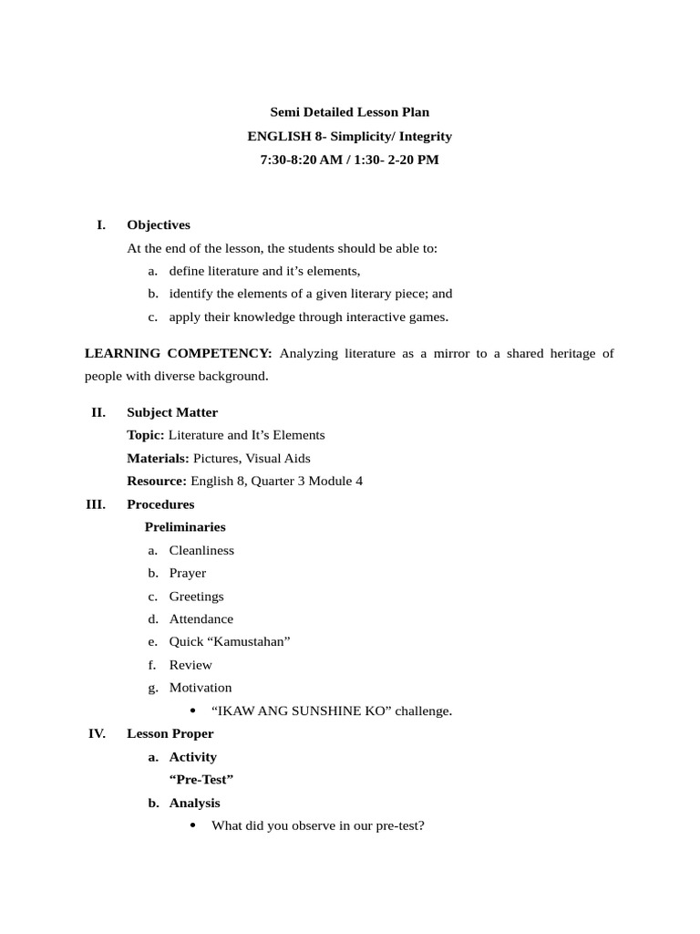 LP Literature Module 4 | PDF