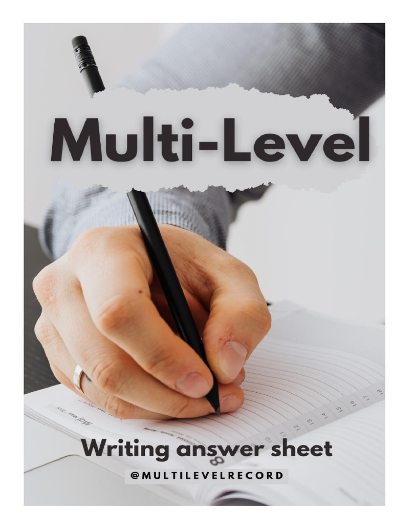 Multi-Level Writing Sheets FULL | PDF