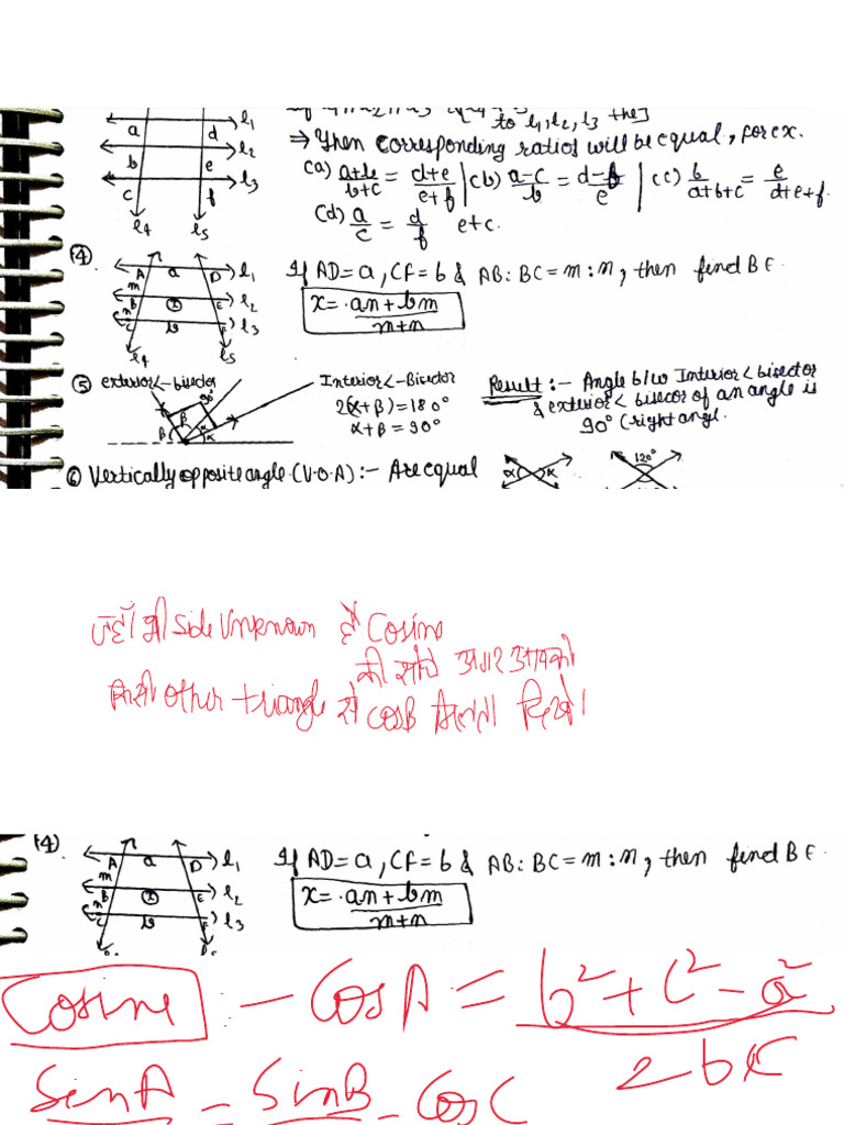 Geometry Revision | PDF
