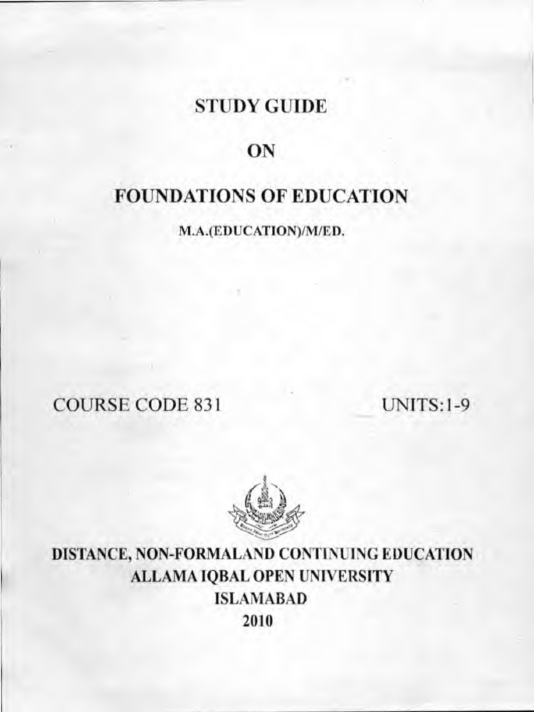 Fondations of Education Book | PDF